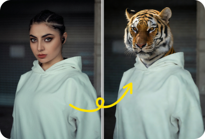 Animal Face Swap Online Free - DeepSwapFace