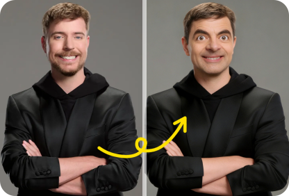 Cambio de Rostro con IA para Memes Online Gratis